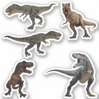 Dinosaur Tyrannosaurs T-rex Sticker | Zazzle