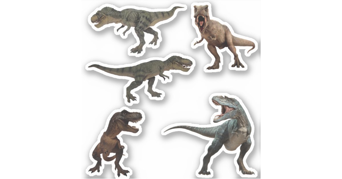 Dinosaur Tyrannosaurs T-rex Sticker | Zazzle