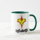 Dinosaur War Izenborg logo mug كوب الرجل الحديدي | Zazzle