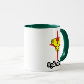 Dinosaur War Izenborg logo mug كوب الرجل الحديدي | Zazzle