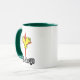 Dinosaur War Izenborg logo mug كوب الرجل الحديدي | Zazzle