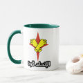 Dinosaur War Izenborg logo mug كوب الرجل الحديدي | Zazzle