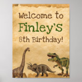 Dinosaur Welcome Sign | Zazzle