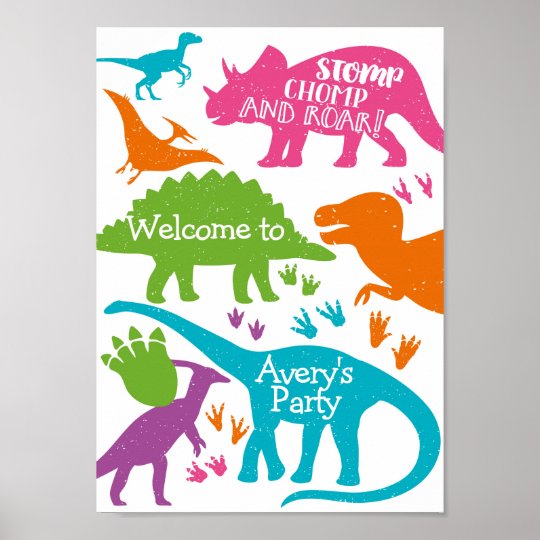 Dinosaur Welcome Sign | Zazzle.com