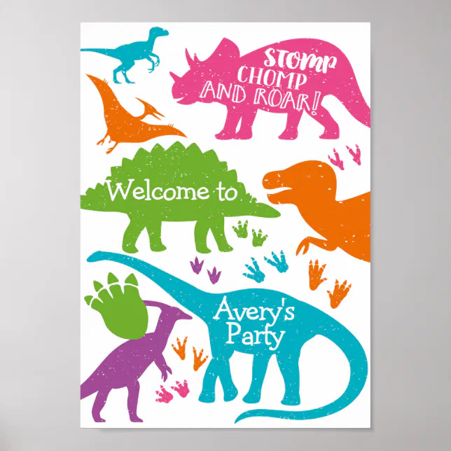 Dinosaur Welcome Sign | Zazzle