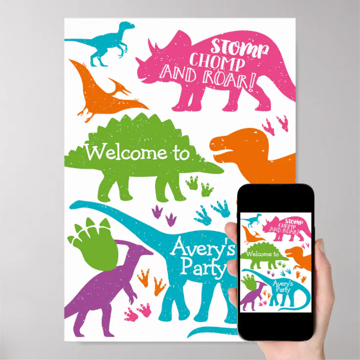 Dinosaur Welcome Sign | Zazzle