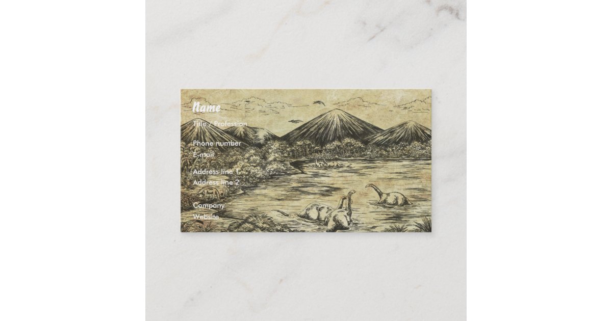 Dinosaurs Business Card | Zazzle