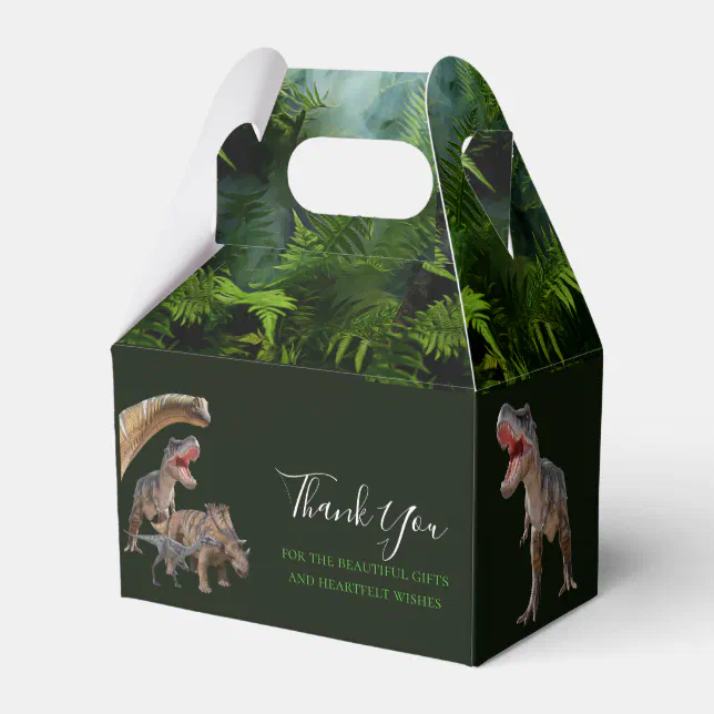 Dinosaurs Jurassic World Theme Favor Box | Zazzle
