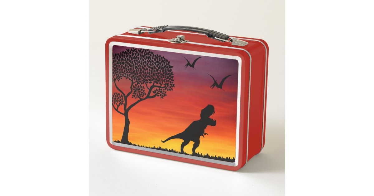 Dinosaurs Metal Lunch Box | Zazzle