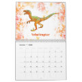 Dinosaurs personalized Colorful Calendar | Zazzle