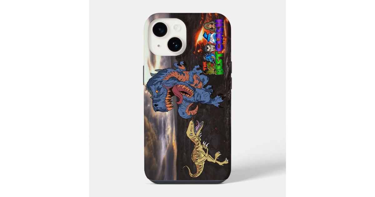 Dinosaurs Phone Case T-Rex Raptor The Best Clash | Zazzle