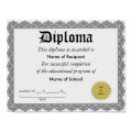 Diploma Poster | Zazzle