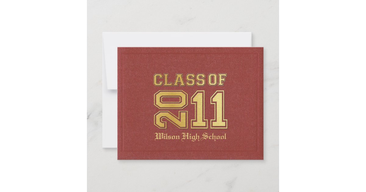 Diploma Themed Class of 2011 Graduation Invitation | Zazzle