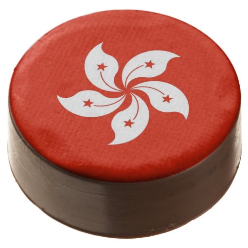 Dipped Oreo with flag of Hong Kong | Zazzle