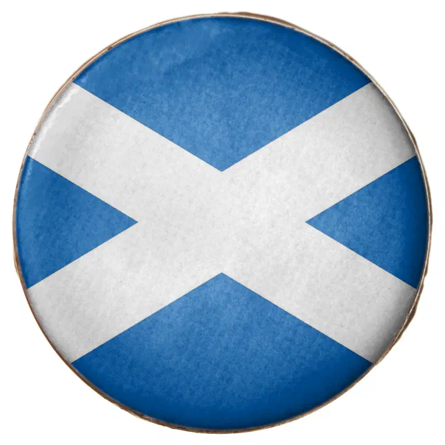 Dipped Oreo with flag of Scotland, UK | Zazzle