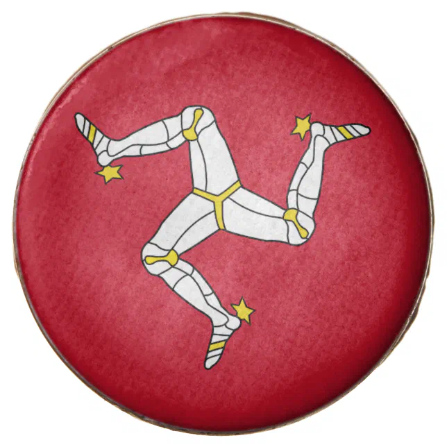 Dipped Oreo with Isle of Man flag, UK | Zazzle