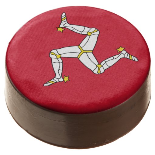 Dipped Oreo with Isle of Man flag, UK | Zazzle