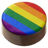 Dipped Oreo with Pride flag of LGBT | Zazzle