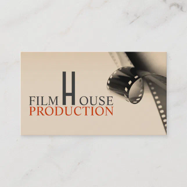 Director Film Movies Producer Production Business Card | Zazzle