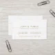 Director Modern Professional Elegant White Luxury Business Card | Zazzle