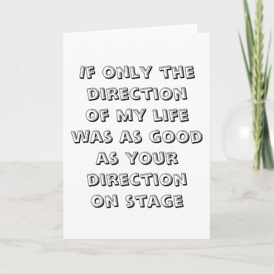 Director Thank You Card | Zazzle.com