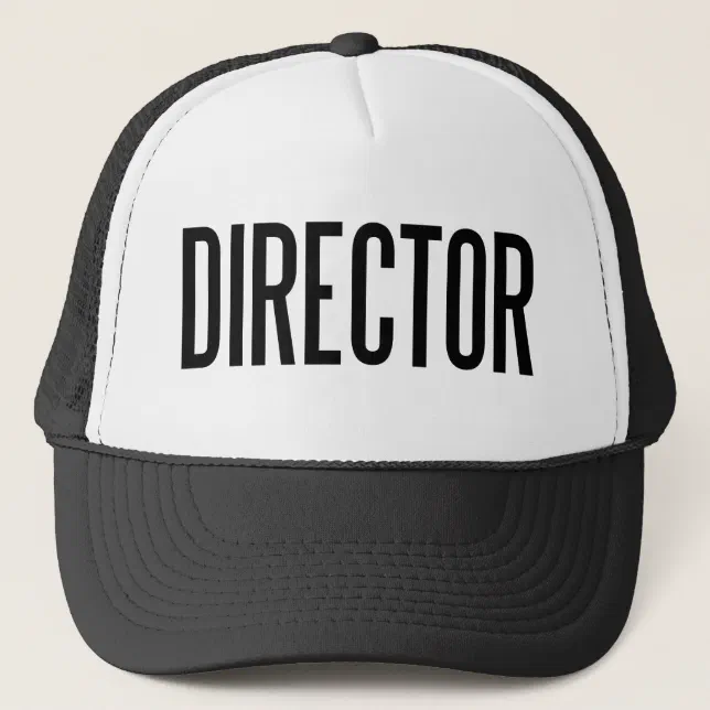 Director trucker hat | Zazzle