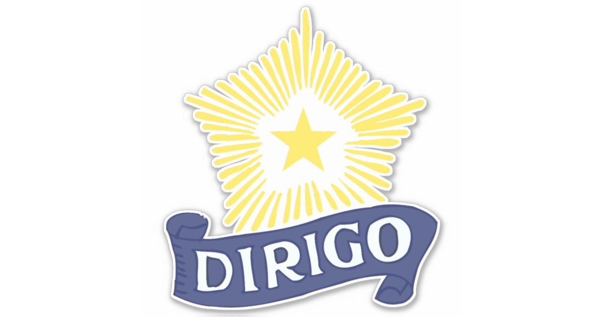 Dirigo Decal | Zazzle