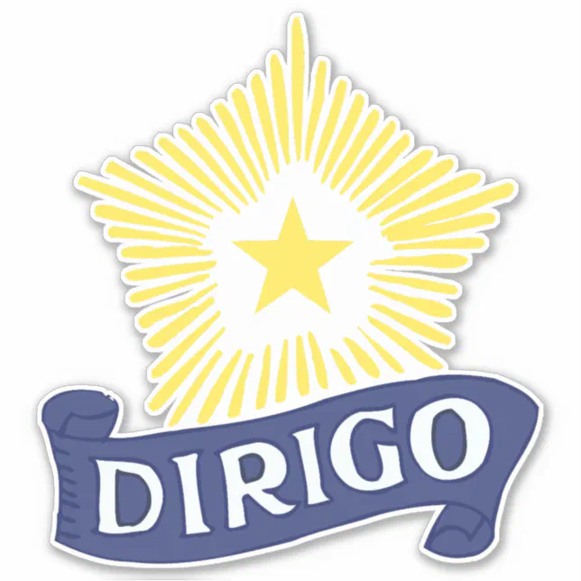 Dirigo Decal | Zazzle