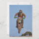 Dirt Bike Motocross PHOTO Green Graduation Invitation | Zazzle
