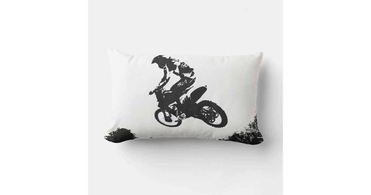 Dirt Bike pillow | Zazzle