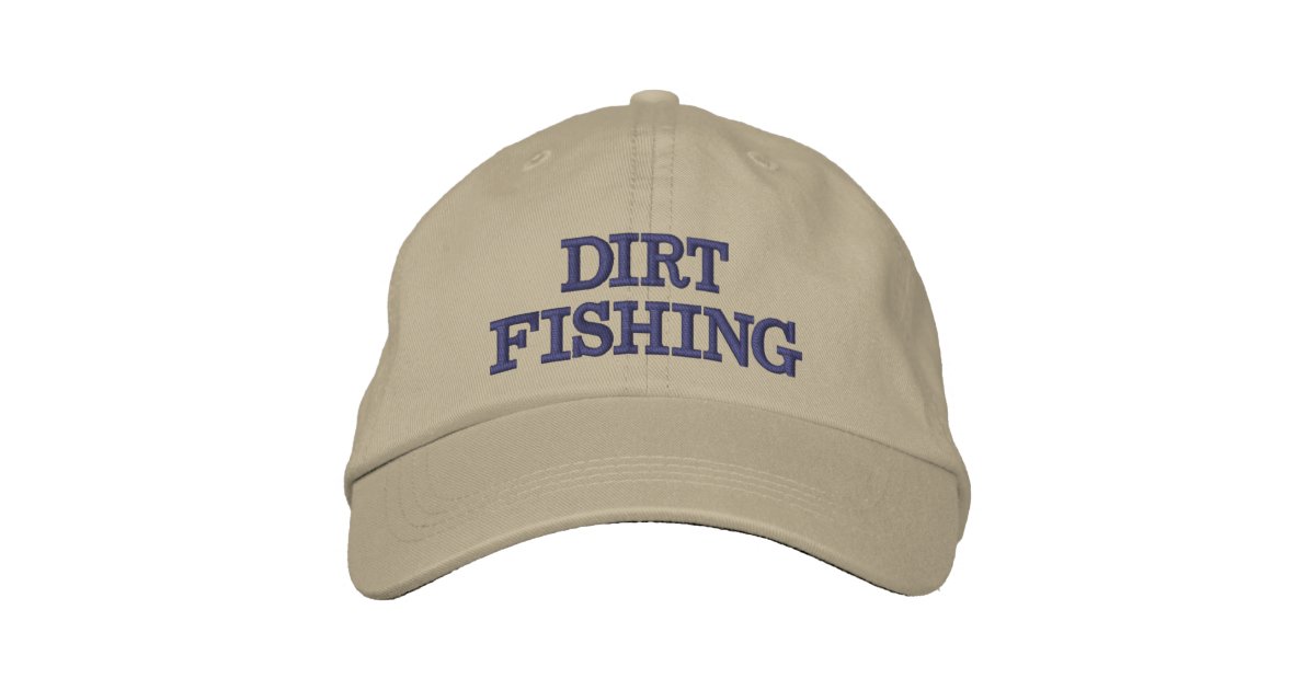 Dirt Fishing Metal Detecting Ball Cap | Zazzle