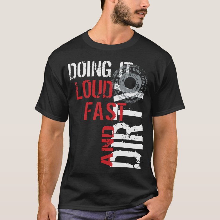 Dirt Track Racing Apparel T-Shirt | Zazzle