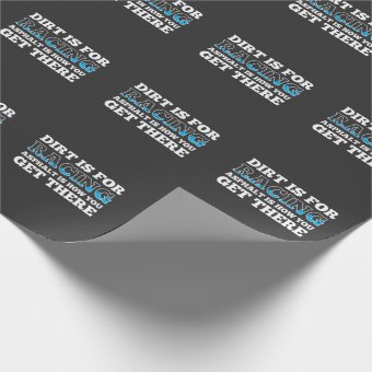 Dirt Track Racing Car Driving Motorsport Racer Wrapping Paper | Zazzle