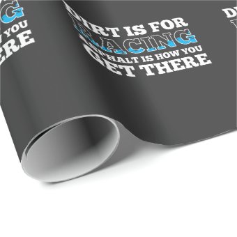 Dirt Track Racing Car Driving Motorsport Racer Wrapping Paper | Zazzle
