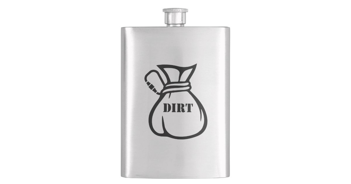 Dirtbag Climber Flask | Zazzle