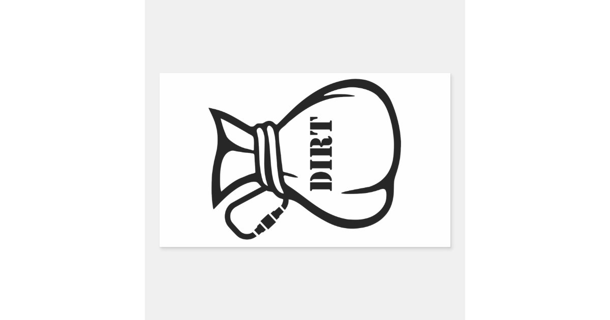 Dirtbag Climber Rectangular Sticker | Zazzle
