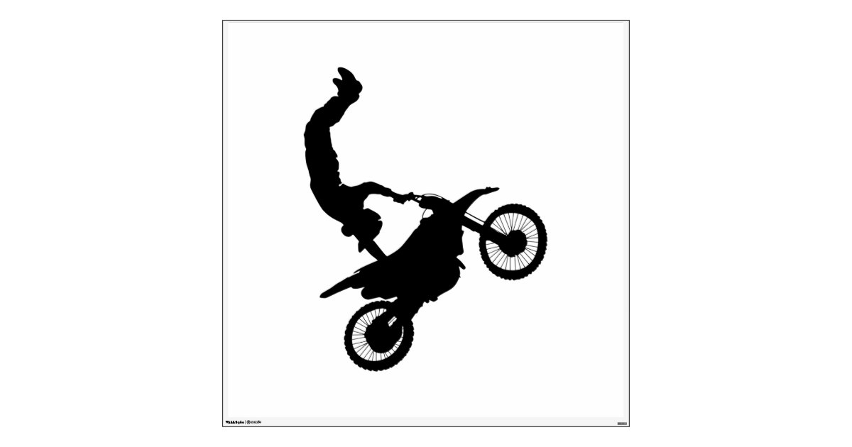 Dirtbike MotorCross Supercross Headstnd Decal | Zazzle