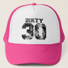Dirty 30 hat for men's 30th Birthday party | Zazzle.com