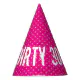 DIRTY 30 THIRTY funny pink 30th birthday party hat | Zazzle