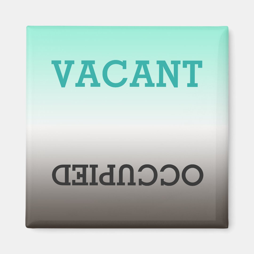 Dirty Clean, Vacant Occupied Dishwasher Magnet | Zazzle