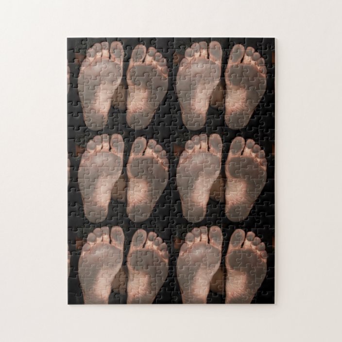 DIRTY FEET JIGSAW PUZZLE | Zazzle.com