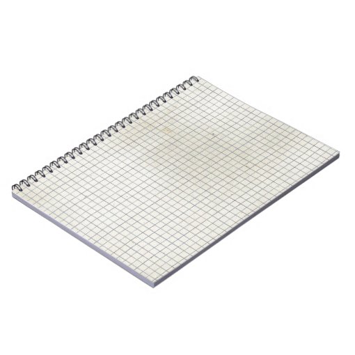 Dirty Graph Paper Notebook | Zazzle