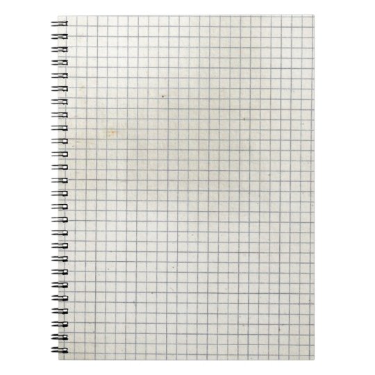 Dirty Graph Paper Notebook | Zazzle.com