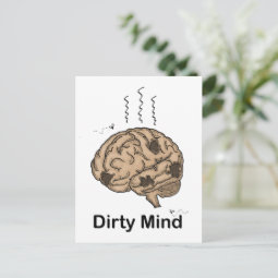 Dirty Mind Postcard | Zazzle