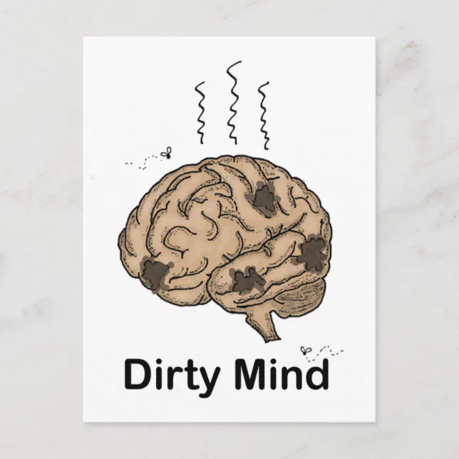 Dirty Mind Postcard | Zazzle