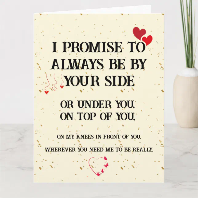 Dirty Naughty Anniversary Card for Him | Zazzle