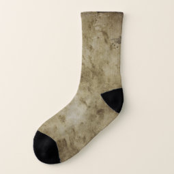 Dirty Print Socks | Zazzle