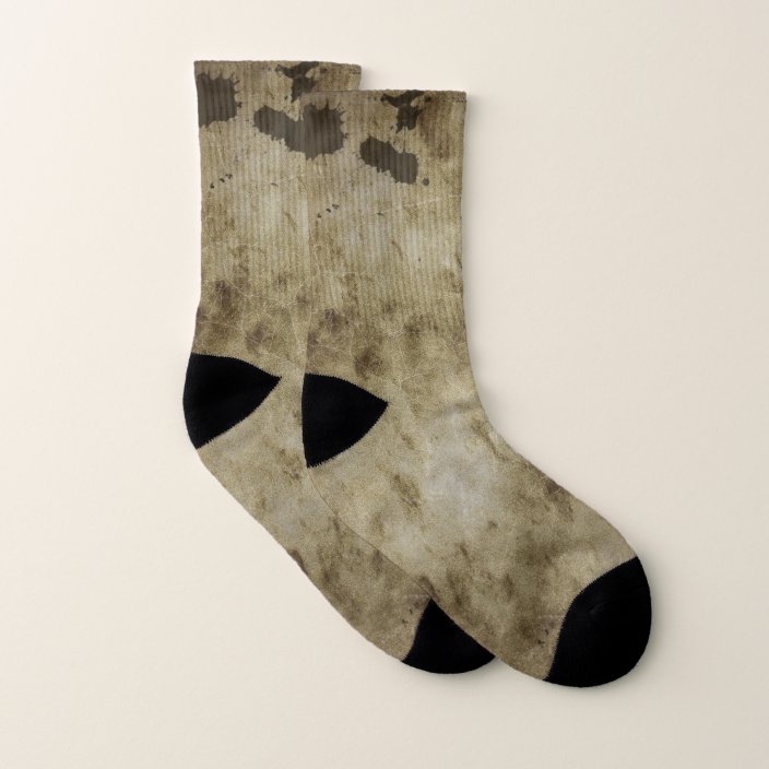 Dirty Print Socks | Zazzle.com