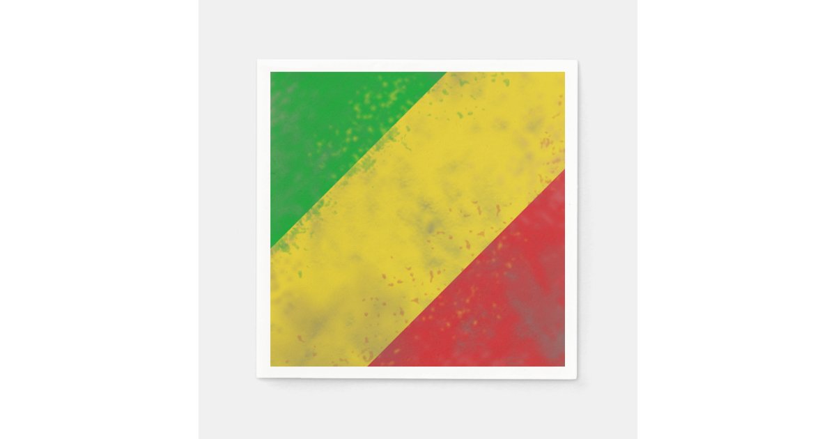 Dirty Rasta Stripes Napkins | Zazzle