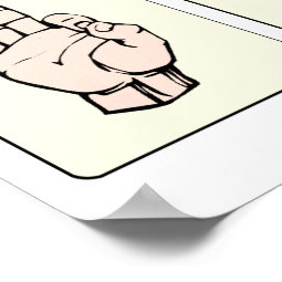 Dirty Sign Language Flash Cards | Zazzle